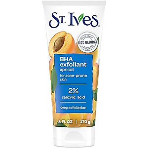 St. Ives Acne Control Face Scrub Deeply Exfoliates and Prevents Acne for Smooth, Glowing Skin Apricot Made with Oil-Free Salicylic Acid Acne Medication, Made with 100% Natural Exfoliants 6 oz
