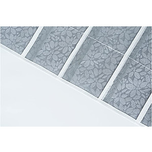 Cafurty Closet Hanging Organizer with Mesh Pockets & Rotating Metal Hanger,Dual Sided Wall Shelf Wardrobe Storage Bags,Oxford Cloth Space Saver Bag for Bra Underwear Underpants Socks -Grey