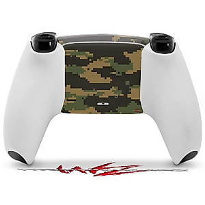 WraptorSkinz Skin Wrap compatible with Sony PS5 DualSense Controller WraptorCamo Digital Camo Timber (CONTROLLER NOT INCLUDED)
