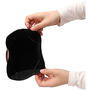 Grinning Gargoyle – Massive Dice Bag with 7 Pockets - 500 Die Capacity Die Pouch with 7 Pockets – Deluxe Dragon Skin Design with Eye (Red)