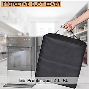 Ice Maker Dust Cover, Waterproof and Dustproof Ice Maker Dust Cover for GE Profile Opal 2.0 Countertop Ice Maker/Portable Ice Maker/Ice Cube Maker/Ice Maker （19.68Dx14.96wx15.74H）