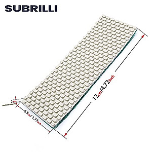 SUBRILLI Diamond Hand Polishing Pads 7 Pcs Set with Backing Pad for Glass Marble Concrete Polishing