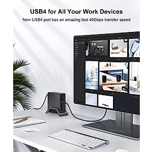 ALLIWAVA UM690 Mini PC AMD Ryzen 9 6900HX(8C/16T) Mini Computer 32GB RAM DDR5-4800 512GB PCIe4.0 SSD Mini Desktop PC with 2X HDMI & 1x USB4 Ports, Small PC Support Wi-Fi 6,Bluetooth 5.2