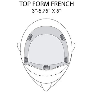Bundle - 4 Items: 12" Top Form French Exclusive Colors Remy Human Hair Topper by Jon Renau, Christy's Wigs Q & A Booklet, BeautiMark Hydra Shampoo & Hydra Conditioner - Color: 8RN