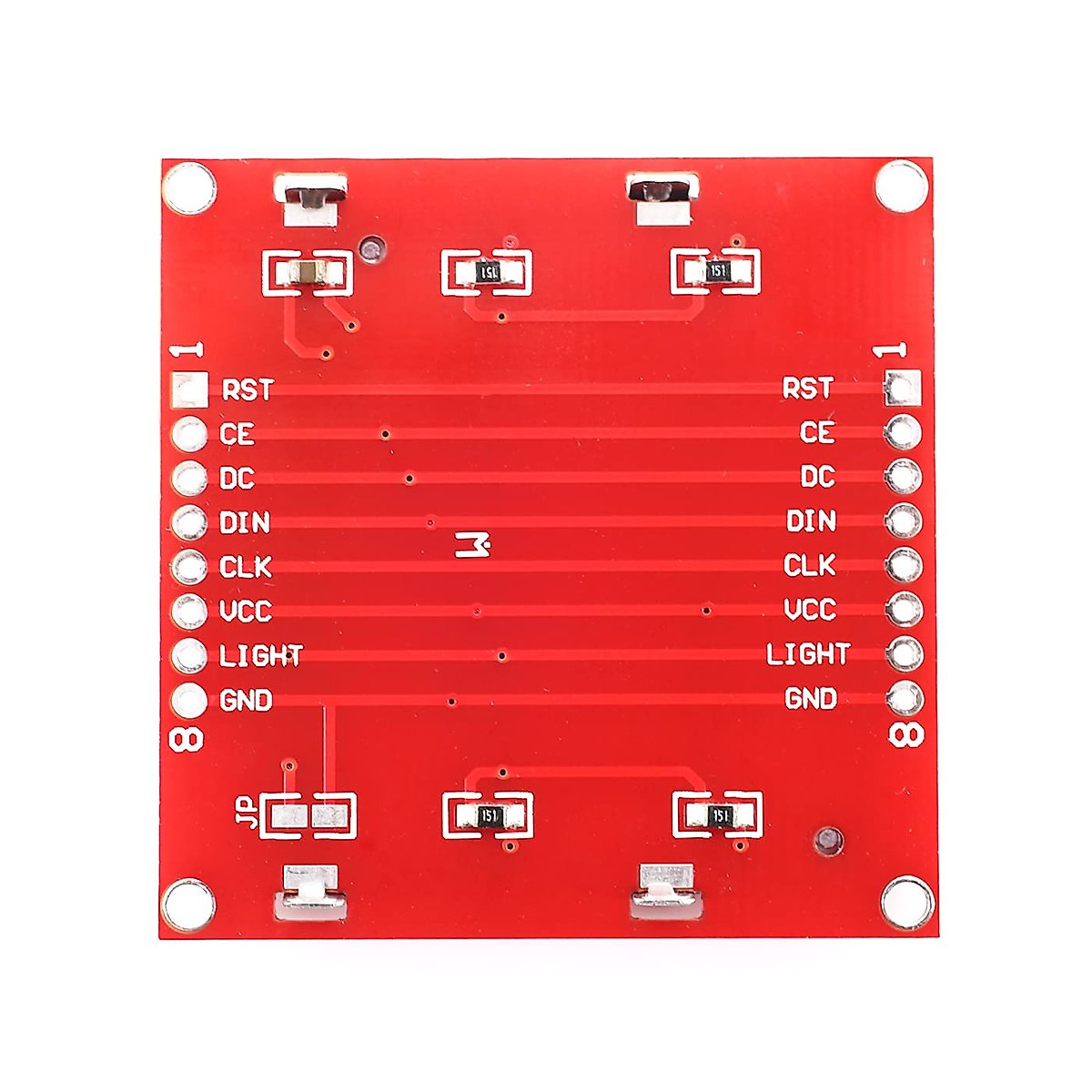 SEEU. AGAIN 8448 84x48 LCD Module White Backlight PCB Compatible with 5110 pi