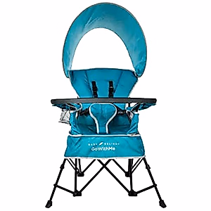 Baby Delight Go with Me Jubilee Deluxe Portable Chair | Indoor and Outdoor | Sun Canopy | Teal