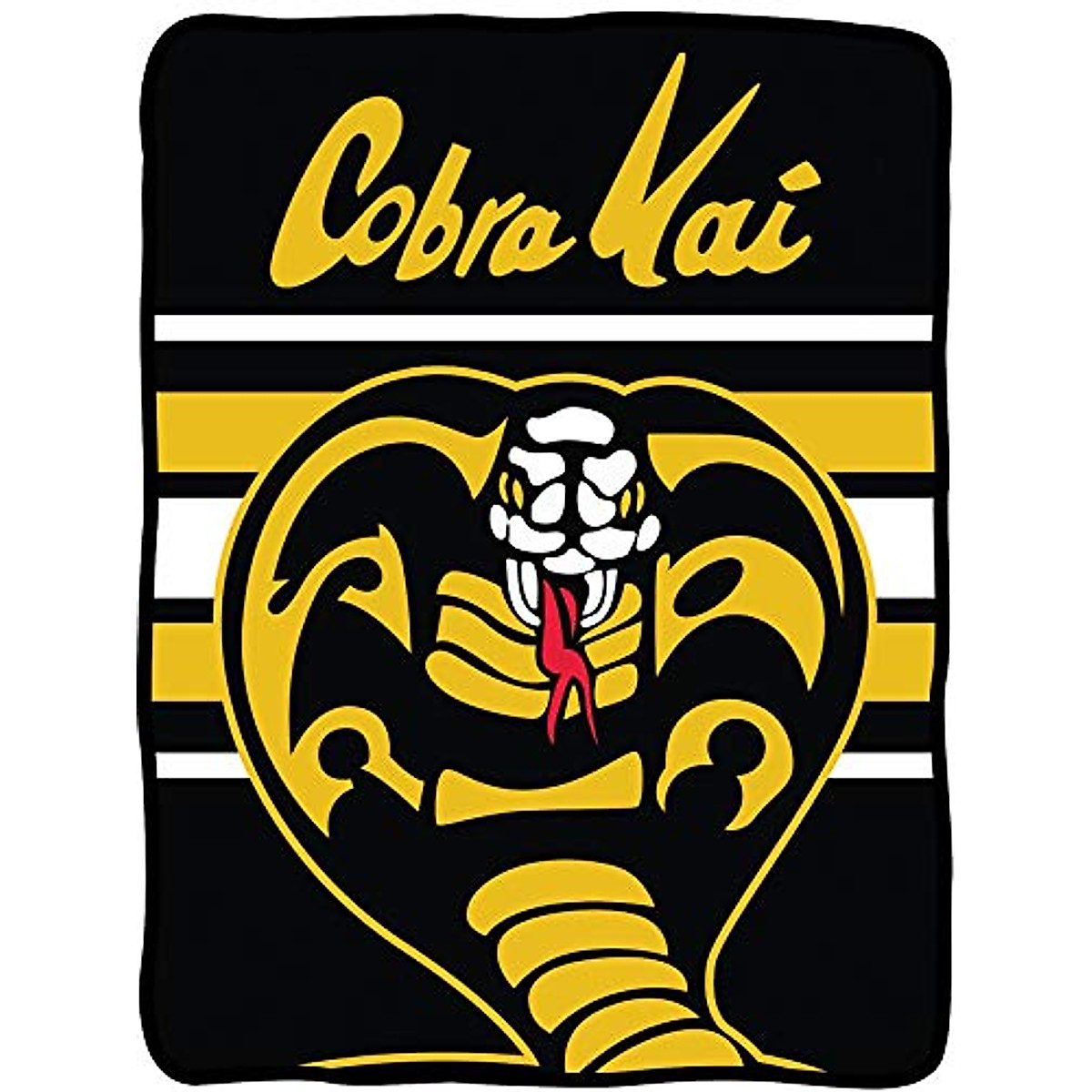 Seven Times Six Cobra Kai Dojo Strike First Karate Blanket 46" X 60" Flannel Fleece Throw