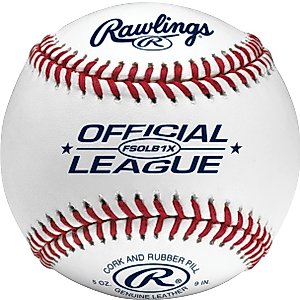 Rawlings | FLAT SEAM Official League Baseballs | FSOLB1X | Recreational Use Practice | 12 Count