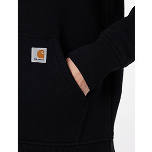 Carhartt Women's Clarksburg Full Zip Hoodie (Regular and Plus Sizes), black, X-Large