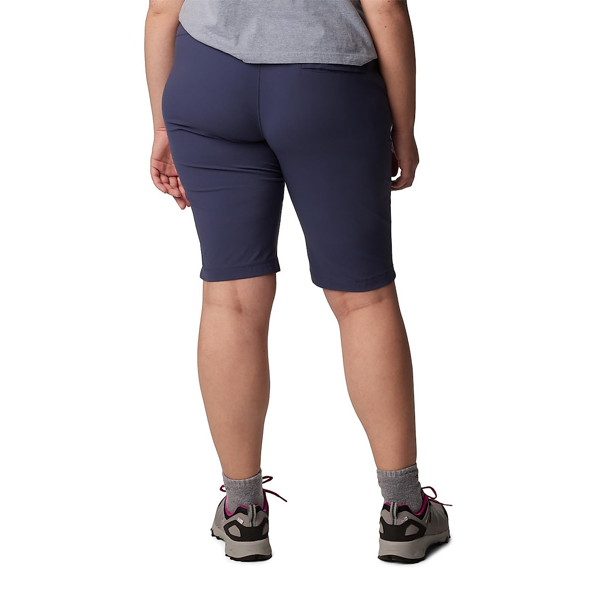 Columbia Women's Anytime Outdoor Long Short Shorts, nocturnal, 8x13