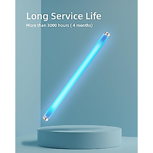 coospider-repta 4 Pack 18 Inch Bug Zapper Replacement Light Bulb 15W for 30W Indoor Bug Zapper, F15T8 BL Black Light Bulbs for Indoor Outdoor Mosquito & Flying Insect Zapper Lamp