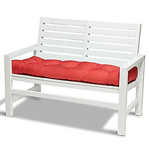 Duck Covers Water-Resistant Indoor/Outdoor Bench Cushion, 48 x 18 x 5 Inch, Tang Thang, Patio Bench Cushion