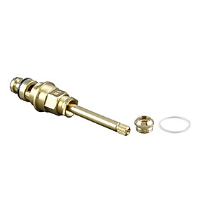 DANCO Reduced-Lead, Durable Brass Diverter Stem for Gerber Tubs and Showers, Brushed Nickel, 11B-4D, 1-Pack (15352B)