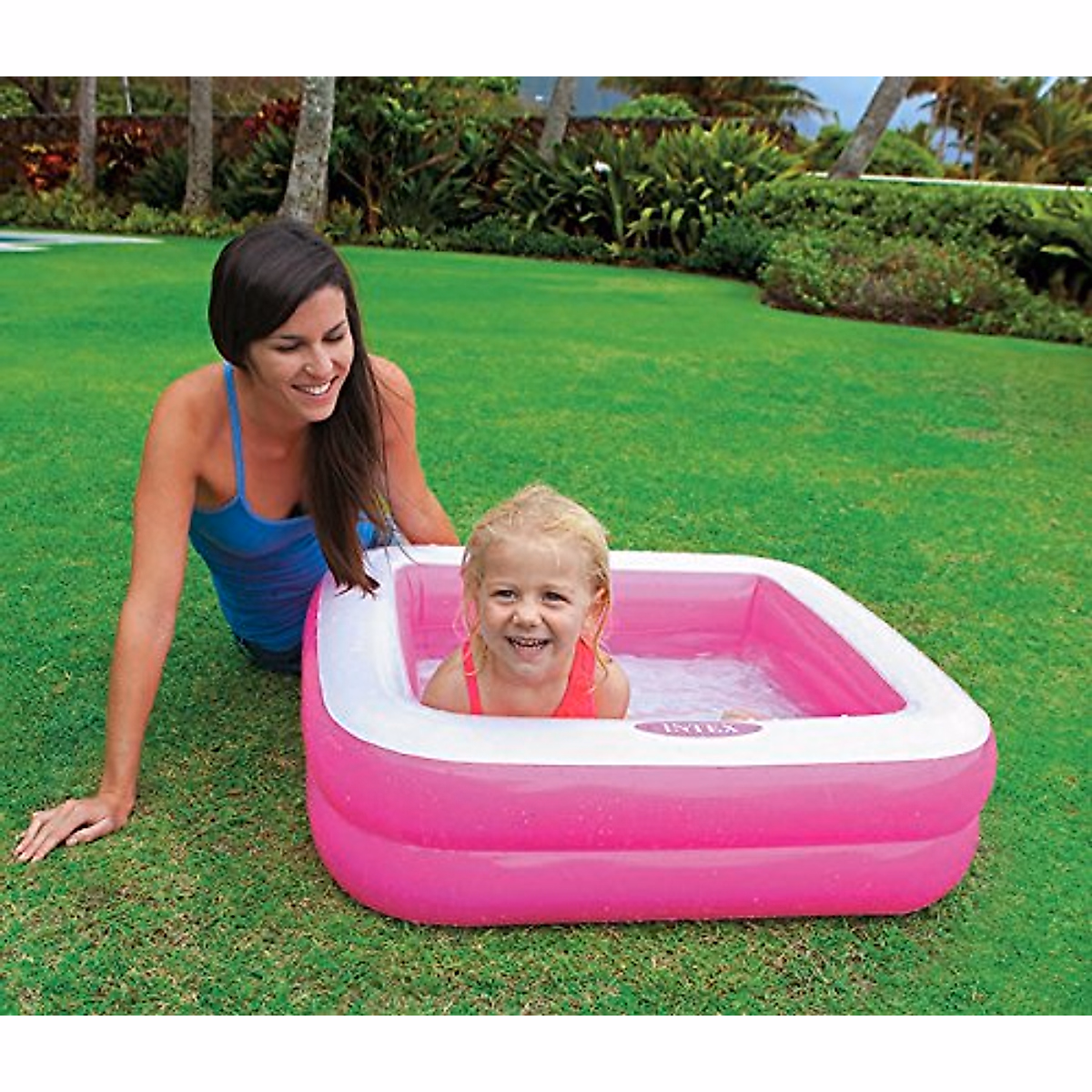 Intex Square Baby Pool - Pink