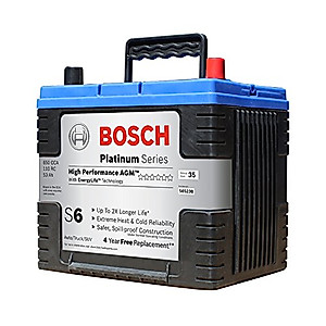 Bosch S6523B S6 Flat Plate AGM Battery