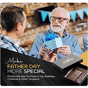 Money Clip Leather Wallet For Men Slim Front Pocket RFID Blocking with Super Strong Magnetic