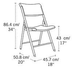 Lifetime Folding Chairs - 80263 White Granite Plastic Chair - 64 Pack