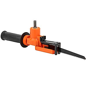 Reciprocating Saw Adapter Woodworking Electric Drill Tool Accessory with Non Slip Handle Plastic and Iron for Wood Cutting
