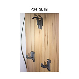 MODJUEGO Enhancement Wall Mount for PS4 PlayStation 4 Controller Game Pad Dock Gamepad Stand with Expansion/Self-Tapping Sc (White) (Slim, White)
