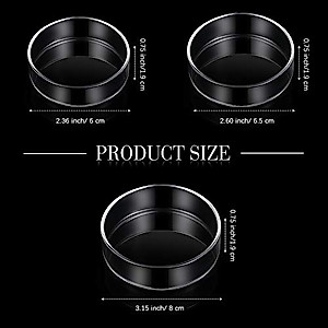 Patelai 3 Pieces Aquarium Shrimp Feeding Dish Glass Fish Clear Tank Feeding Bowl Food Bowl Freshwater Tray Feeder