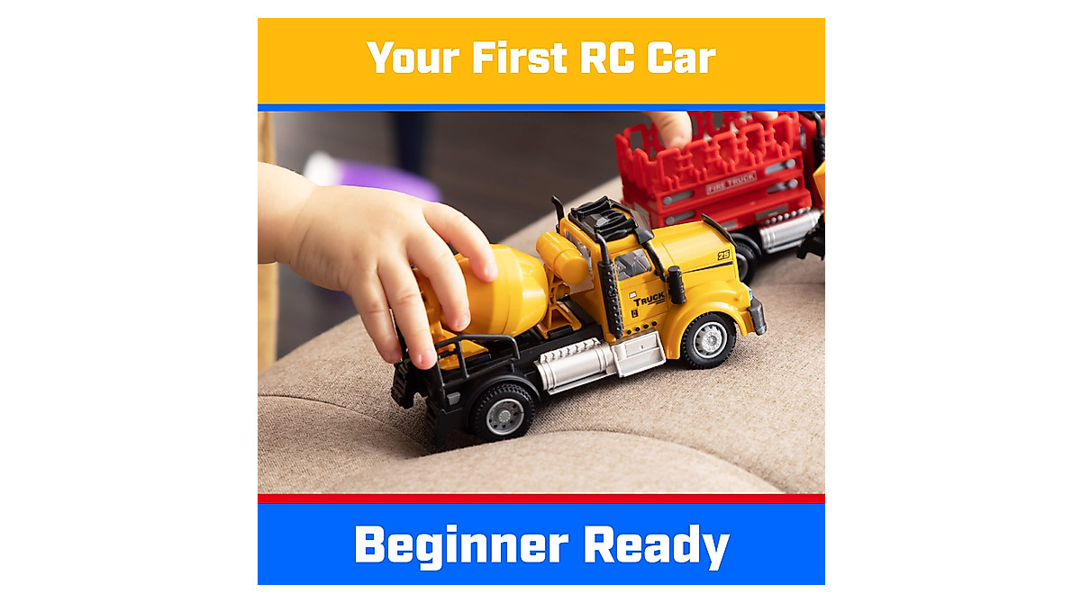 Force1 Mini Construction RC Trucks - Fun for Kids