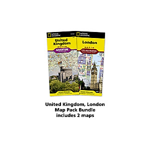 United Kingdom, London [Map Pack Bundle] (National Geographic Adventure Map)
