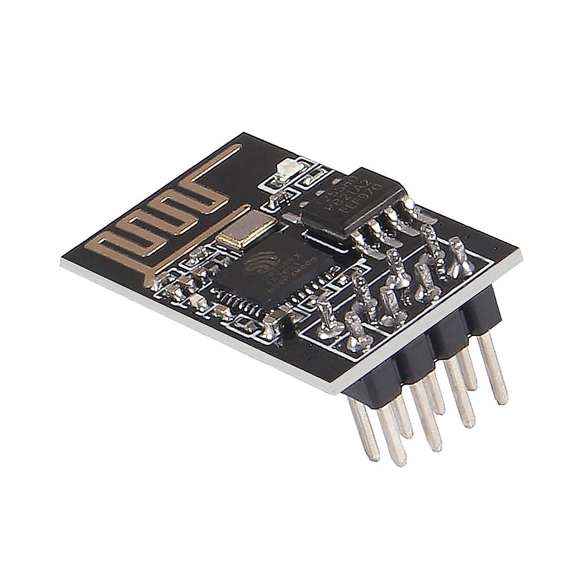 ACEIRMC 6pcs ESP8266 ESP-01S WiFi Serial Transceiver Module with 1MB Flash DIP-8 3-6V Compatible with Arduino
