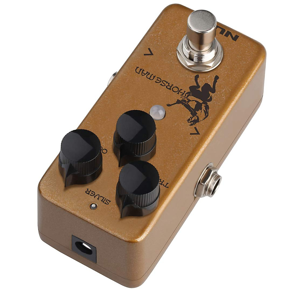 NUX Horseman Overdrive Guitar Effect Pedal with Gold and Silver modes