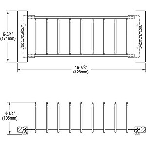 Elkay LKDR0717SS Drying Rack, Polished Stainless Steel