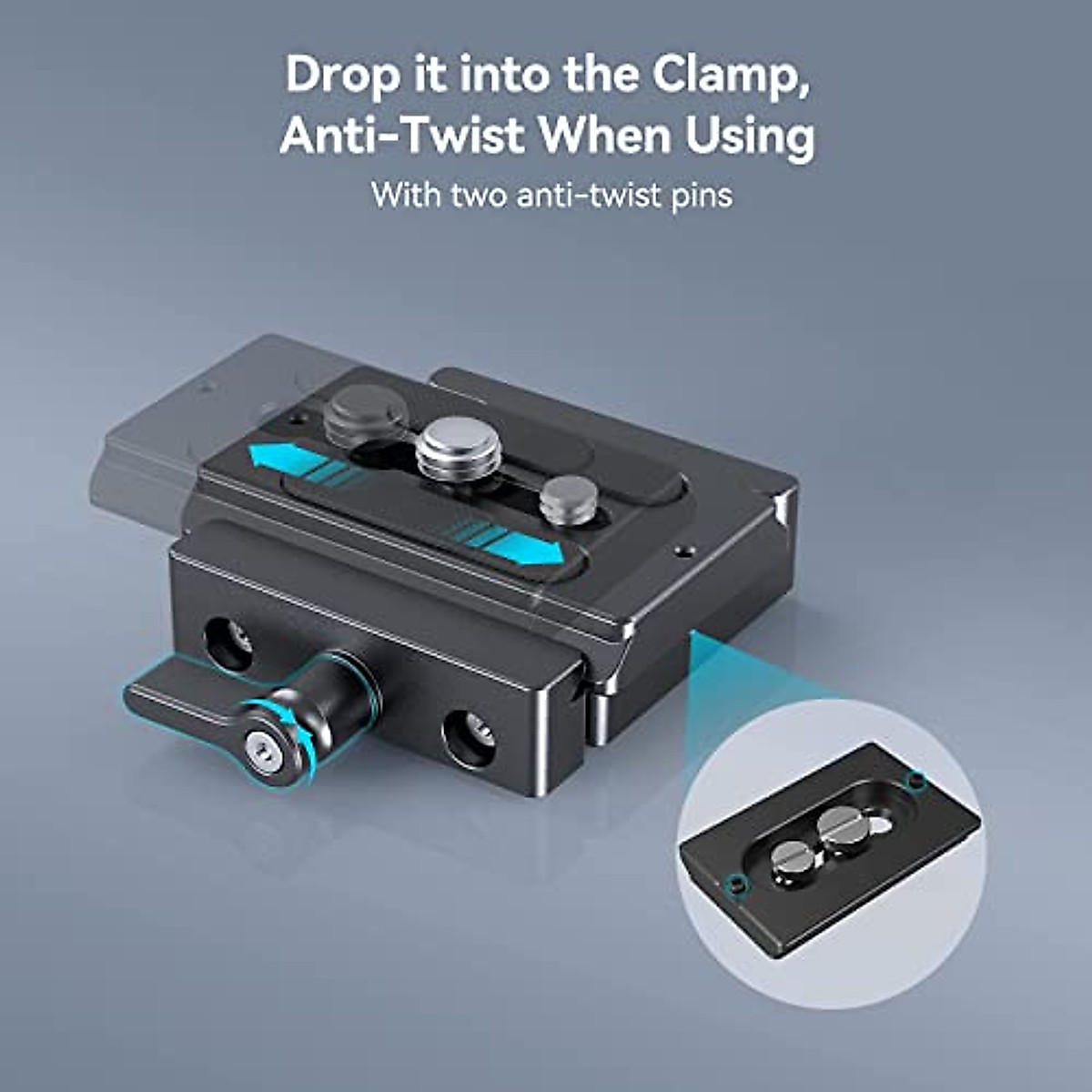 SMALLRIG DSLR and Mirrorless Quick Release Clamp and Plate for Arca Standard - 2280