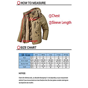 Mr.Stream Men's Winter Hooded Jacket Windproof Sherpa Lined Fleece Windbreaker Coat Outerwear Warm Parka 3256 Green M