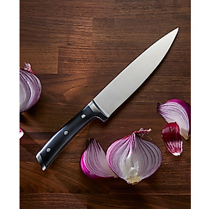 Chicago Cutlery Damen (10-PC) Built-In Sharpener Kitchen Knife Block Set with Steak Knives, Ergonomic Handles and Sharp Stainless Steel Professional Chef Knife Set