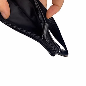 LuFOX 3-Pack PU Leather Pen Pencil Pocket Case Sleeve Holder Pouch with Elastic Band for Book Notebook Bible