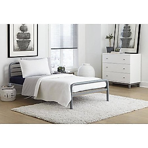 Dorel Home 6 inchTwin Quilted Mattress, Blue