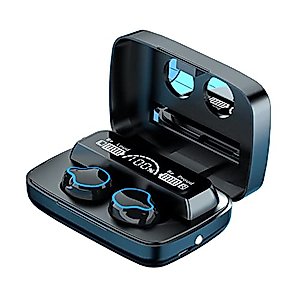 TWS Bluetooth Headphones,HD Stereo Noise Cancelling Wireless Earphones,Bluetooth 5.1 Earbuds 180H Playtime Wireless Charging Case & Power Display,in-Ear TWS Headphone for iPhone and Android Phones