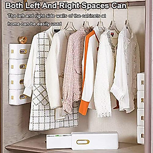 ACGrade Underwear Organizer,Wall Mounted Sock Organizer,Underwear Storage Organizer,Socks Organizer for Drawer,Underwear Organizer for Closet, 38x8x12cm