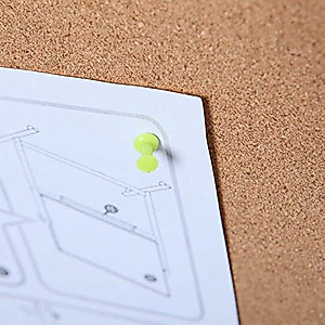 VIZ-PRO Cork Notice Board, 48 X 36 Inches, Pack of 2, Silver Aluminium Frame