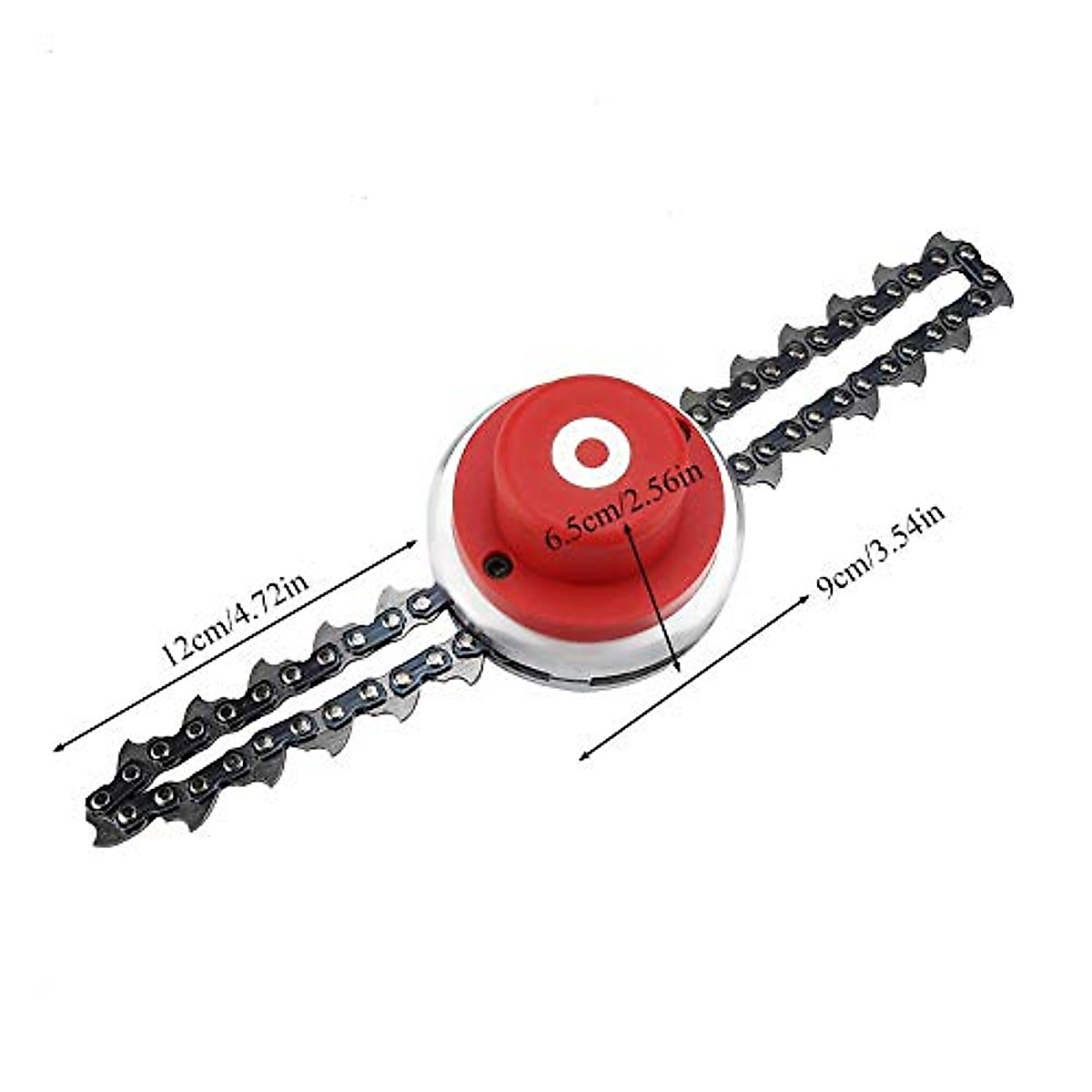 Trimmer Head Chain Trimmer Head Garden Trimmer Trimmer Head, for Chain Brush Cutter Weed Eater and Garden Pole Trimmer Tools