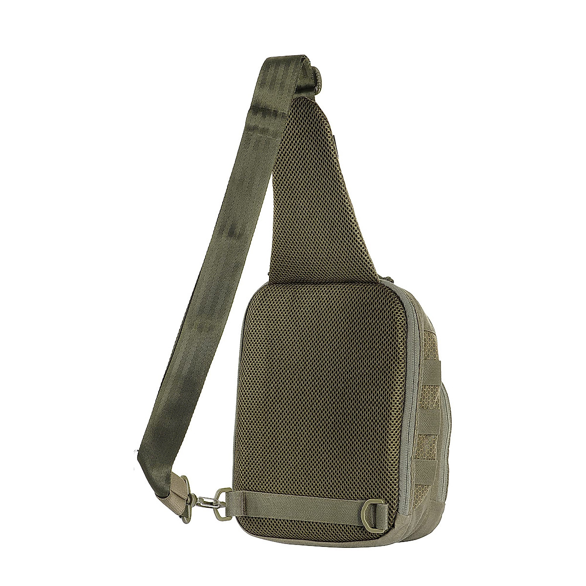 M-Tac Elite Cross Bag Slim - Tactical Crossbody Sling Backpack for Man with CCW Concealed Carry (Slim, Ranger Green)