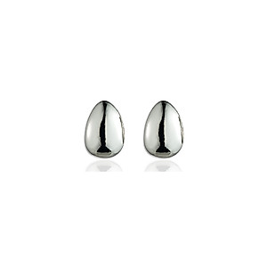 Anne Klein Silvertone Teardrop Clip On Earrings