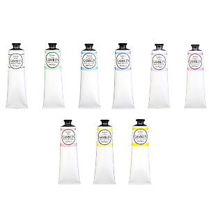Gamblin Artist Oil Paint Set for Professionals, Radiant Set Includes 37ml Tubes of Colors & 150ml Tube of White