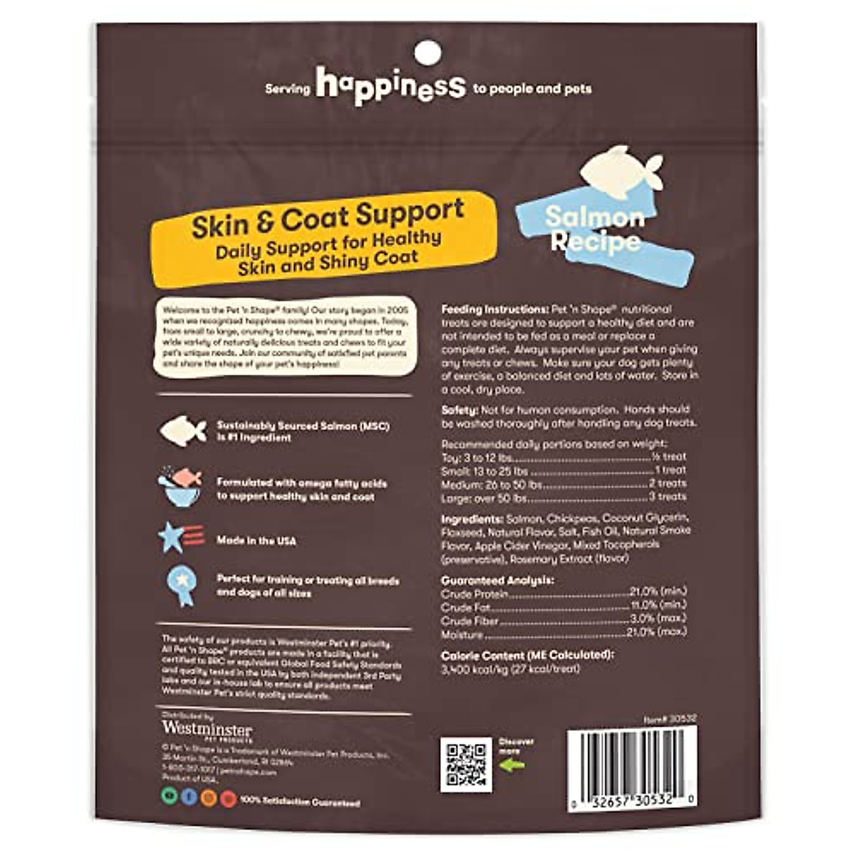 Pet 'n Shape Skin and Coat - Salmon Flavor 12 oz