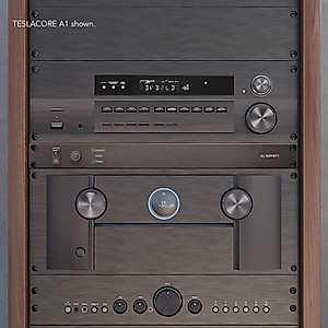 AC Infinity TESLACORE A2, Rackmount PDU with Surge Protector, 15A Circuit Breaker, 6 Front and 6 Rear Rear Outlets, 15ft Power Cord, for AV Equipment