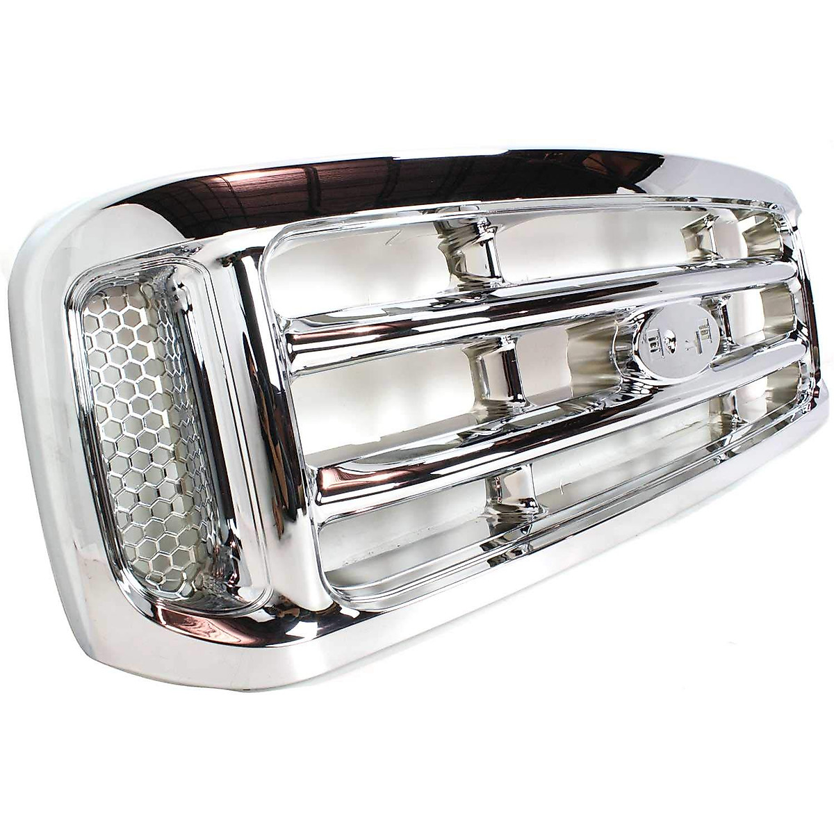 Evan Fischer Grille Assembly Compatible with 1999-2004 Ford F-250 Super Duty, 1999-2004 F-350 Super Duty, 1999-2004 F-450 Super Duty & 1999-2004 F-550 Super Duty - FO1200417