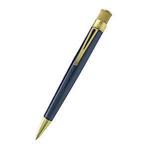 Retro 51 Tornado Classic Brass Edition Ice Blue Rollerball Pen