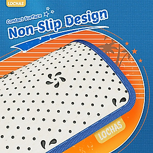 LOCHAS Ultra Soft Indoor Modern Area Rugs Fluffy Living Room Carpets for Children Bedroom Home Decor Nursery Rug 4x5.3 Feet, Light Navy