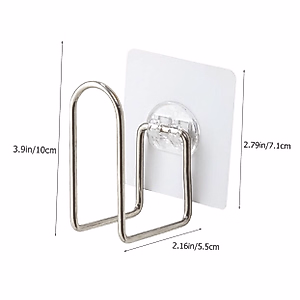 Hemoton 4pcs Wall Mounted Pot Lids Holder Wall Door Mounted Pan Lid Cover Hanger Rack Kitchen Utensil Cutting Board Organizer for Home and Kitchen Use