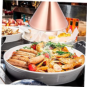 MUCKLILY 1pc Food Warmer Lamp Catering Food Commercial Food Heat Lamp Commercial Food Warmers Turtle Tank Heater Portable Heaters Heat Food Lamp Buffet Heating Lamp Food Warmer Light Metal