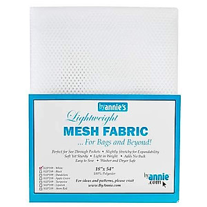 Mesh Fabric Lightweight Primary Bundle- Dandelion, Parrot Blue, White, Black and Atomic Red - 18" x 54" with Tape Measure-Bundle of 6 Items Primary