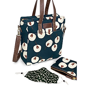 maika Recycled Canvas Commuter Tote Bag, Tansy